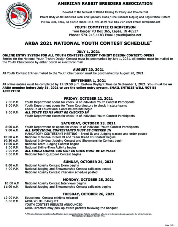 Youth Contests Arba
