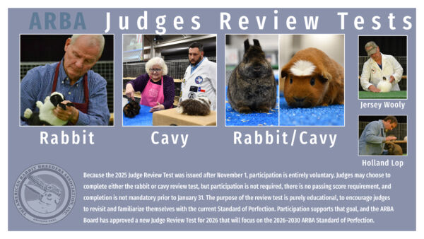 Judges Review Test – ARBA